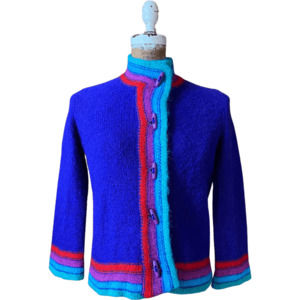 Outlander | Sweaters | 7s Purple Rainbow Stripe Cardigan Jacket By Rene ...